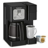 Cuisinart Dual Brew Single Serve Coffee Maker, 12 Cup Programmable ...