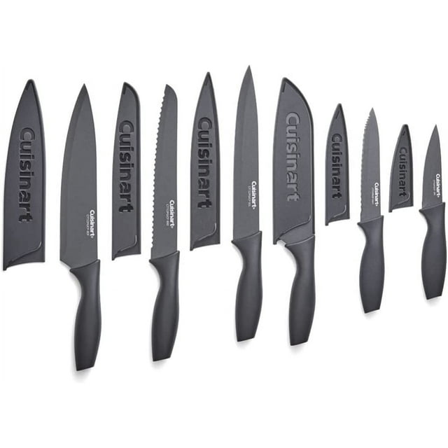 Cuisinart Advantage 12-Piece Stainless Steel Colored Kitchen Knives ...
