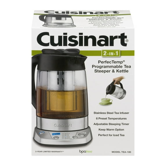 Cuisinart 2-in-1 Perfec Temp Programmable Tea Steeper & Kettle, 1.0 CT ...