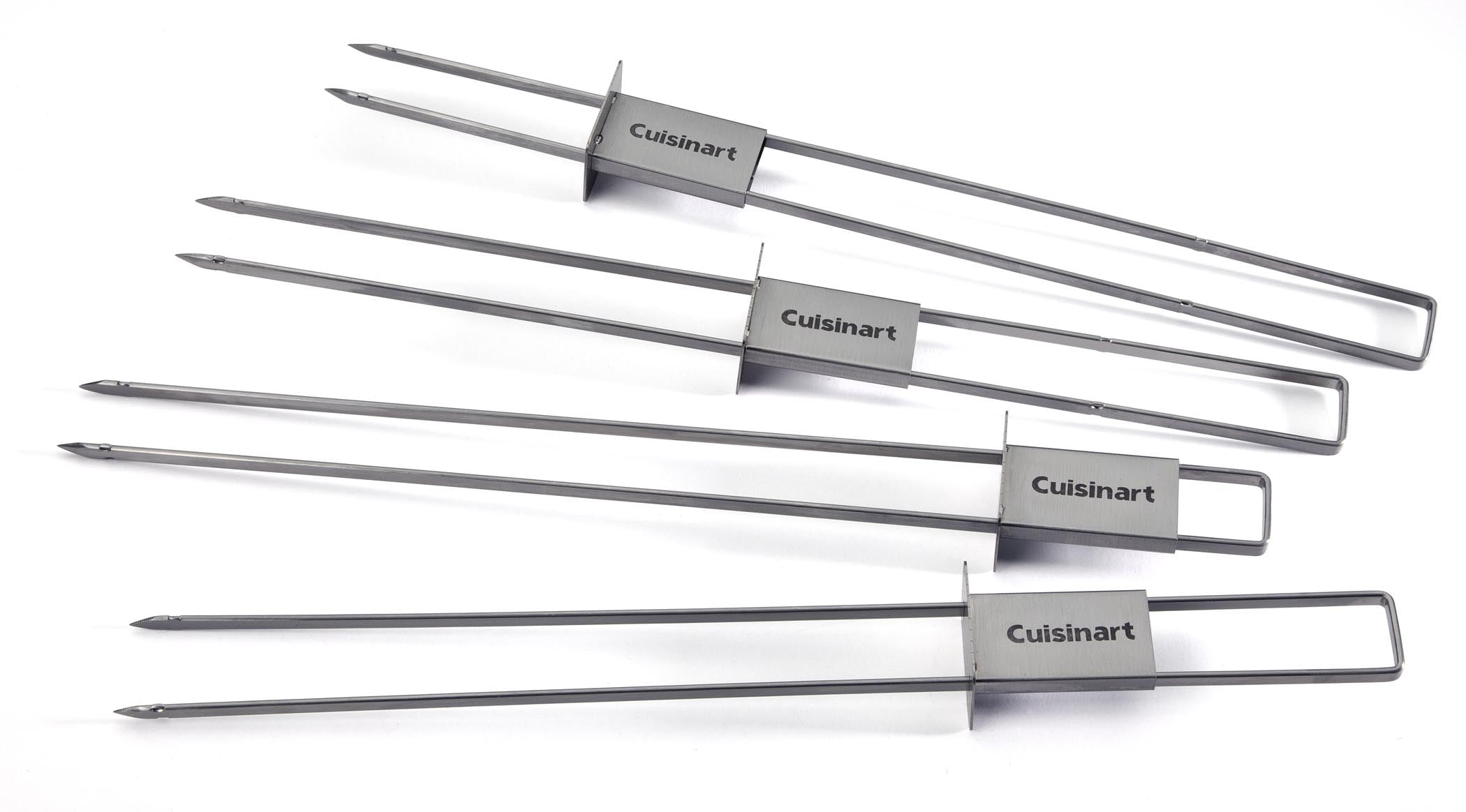 Cuisinart Sliding Skewer Set - Dual Prong Skewers - Walmart.com
