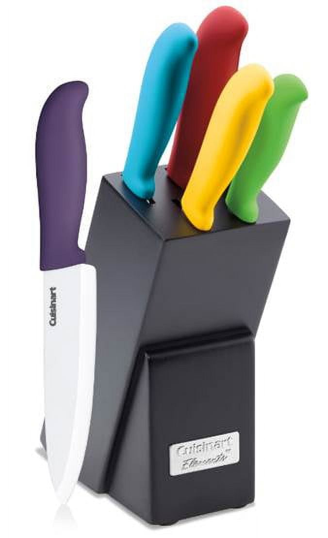 Cuisinart 6 Piece Cutlery Set with Block - Walmart.com
