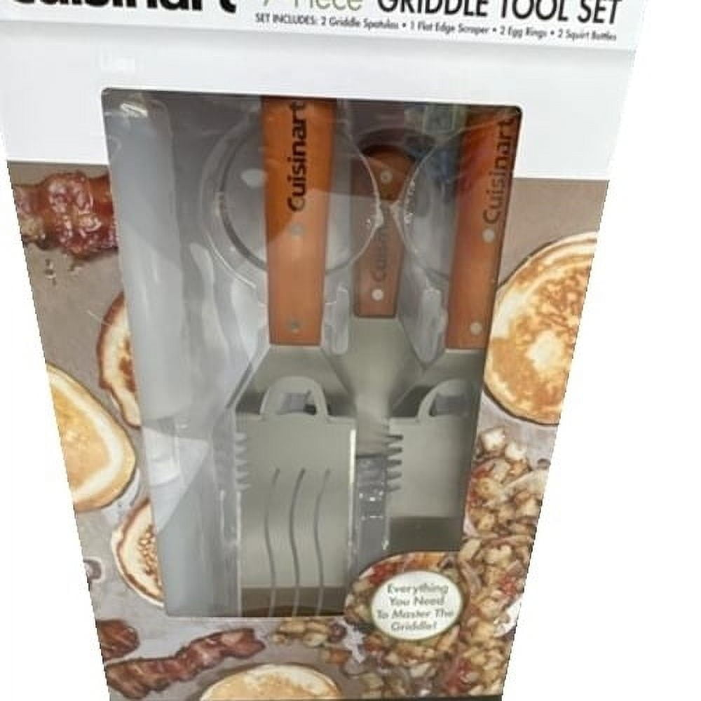 Cuisinart 7-Piece Griddle Tool Set - BBQ Grill Accessories, Breakfast ...