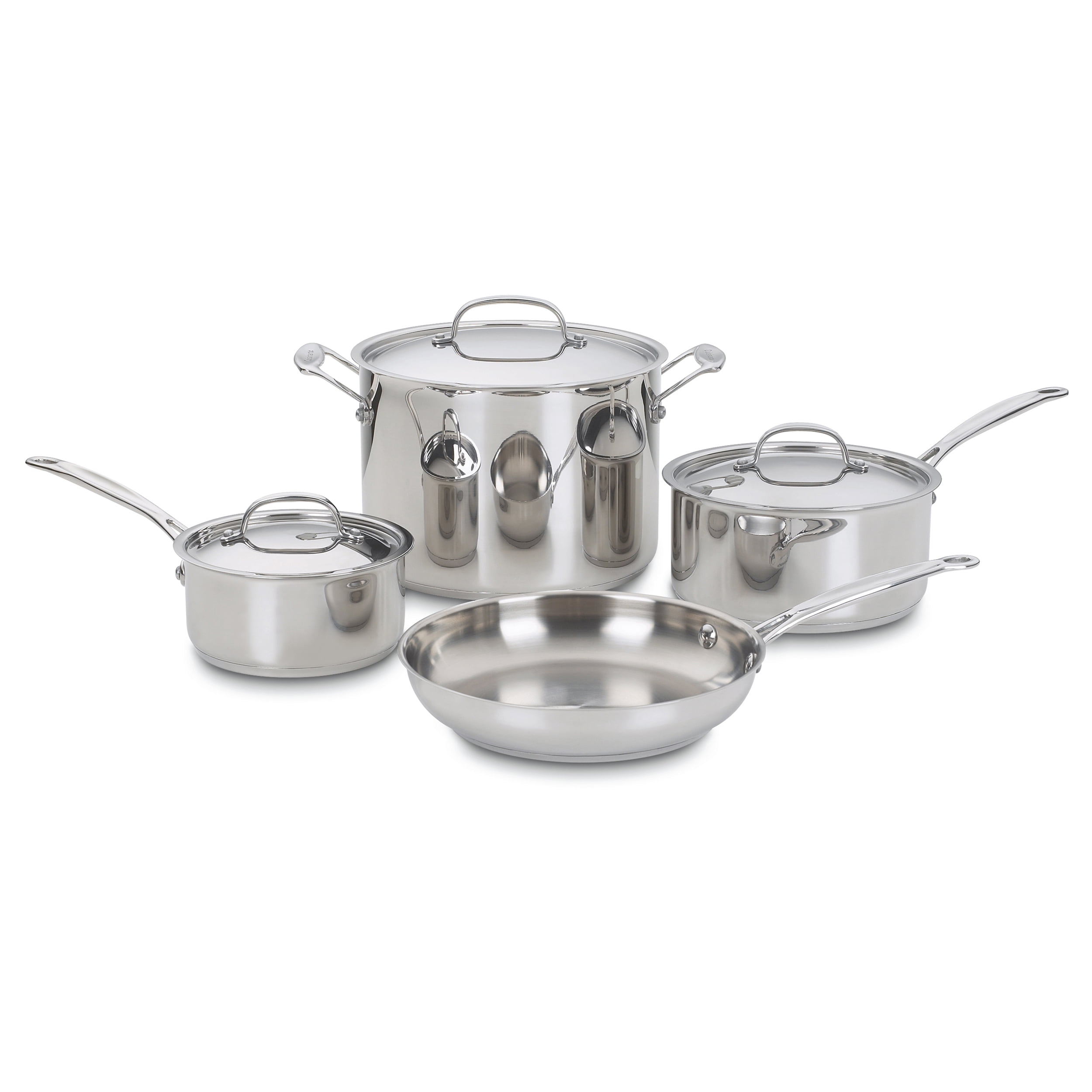 Cuisinart Chef‚Äôs Classic 7-Piece Stainless Steel Cookware Set ...