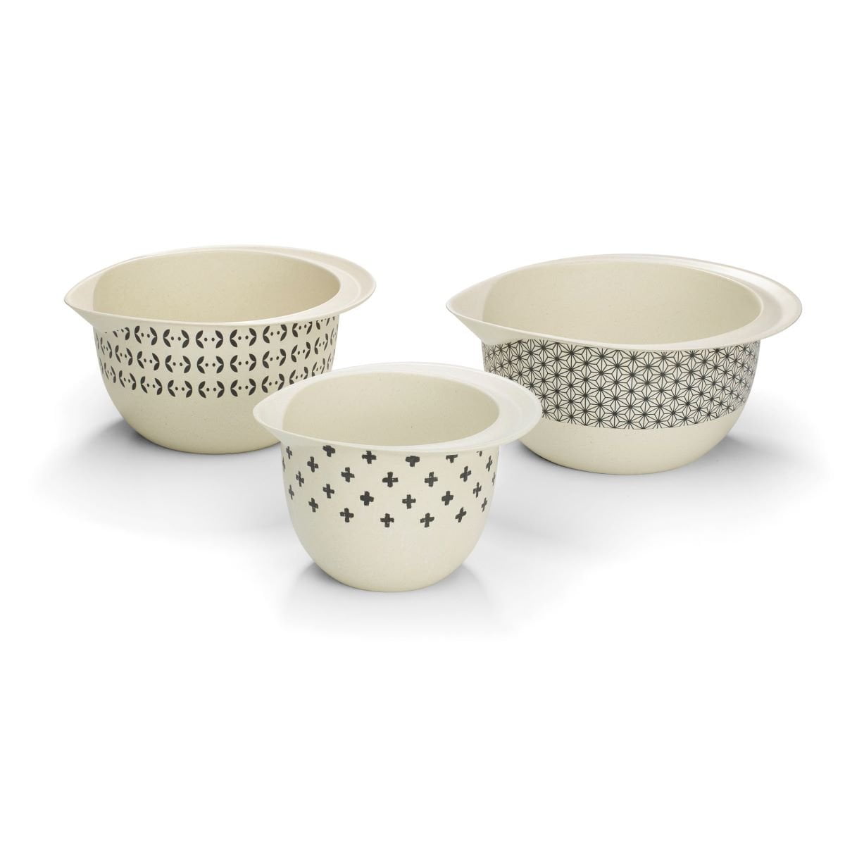 Bamboo mixing bowls store