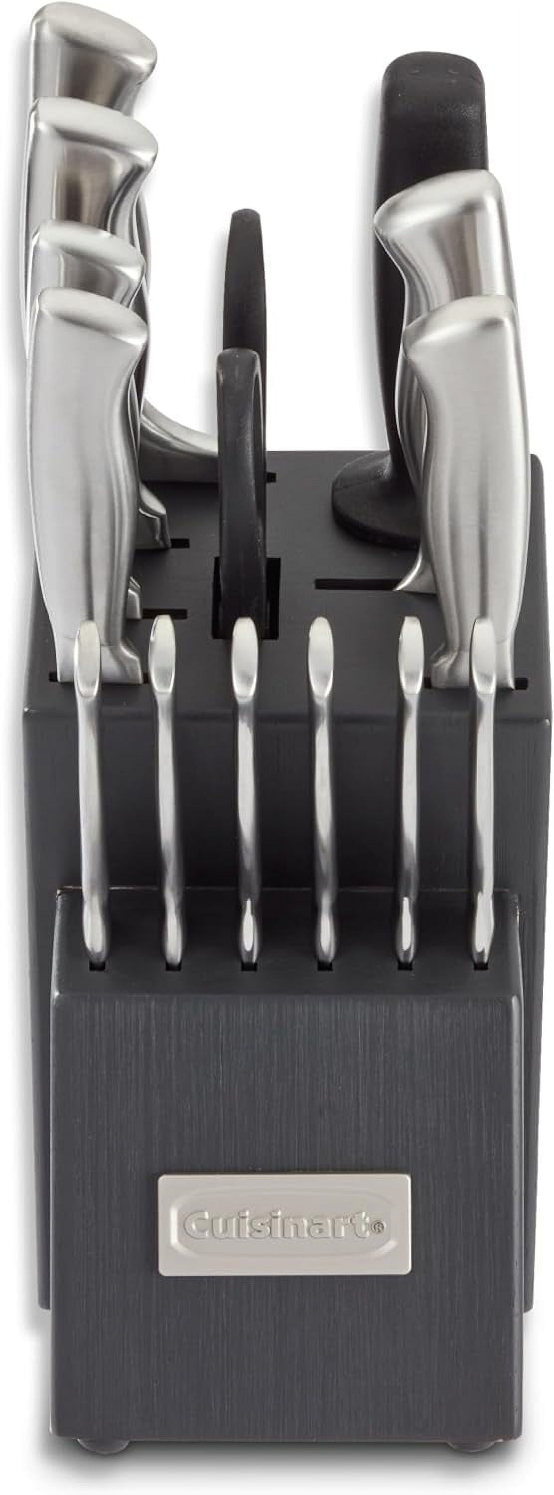 Cuisinart C77SS-15PKCG 15-Piece Stainless Steel Hollow Handle Block Set ...