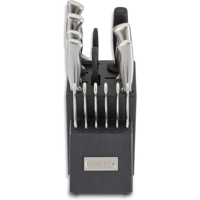 Cuisinart C77SS-15PKCG 15-Piece Stainless Steel Hollow Handle Block Set ...