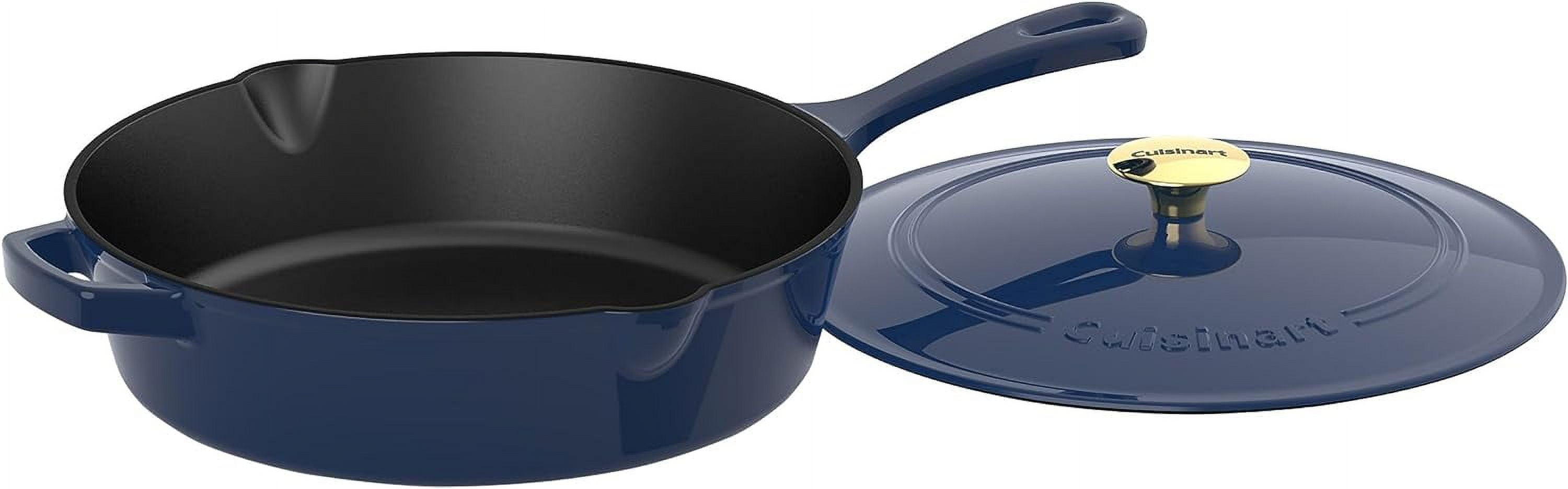 Cuisinart CI45-30NVM Chef's Classic Enameled Cast Iron 12-Inch Chicken ...