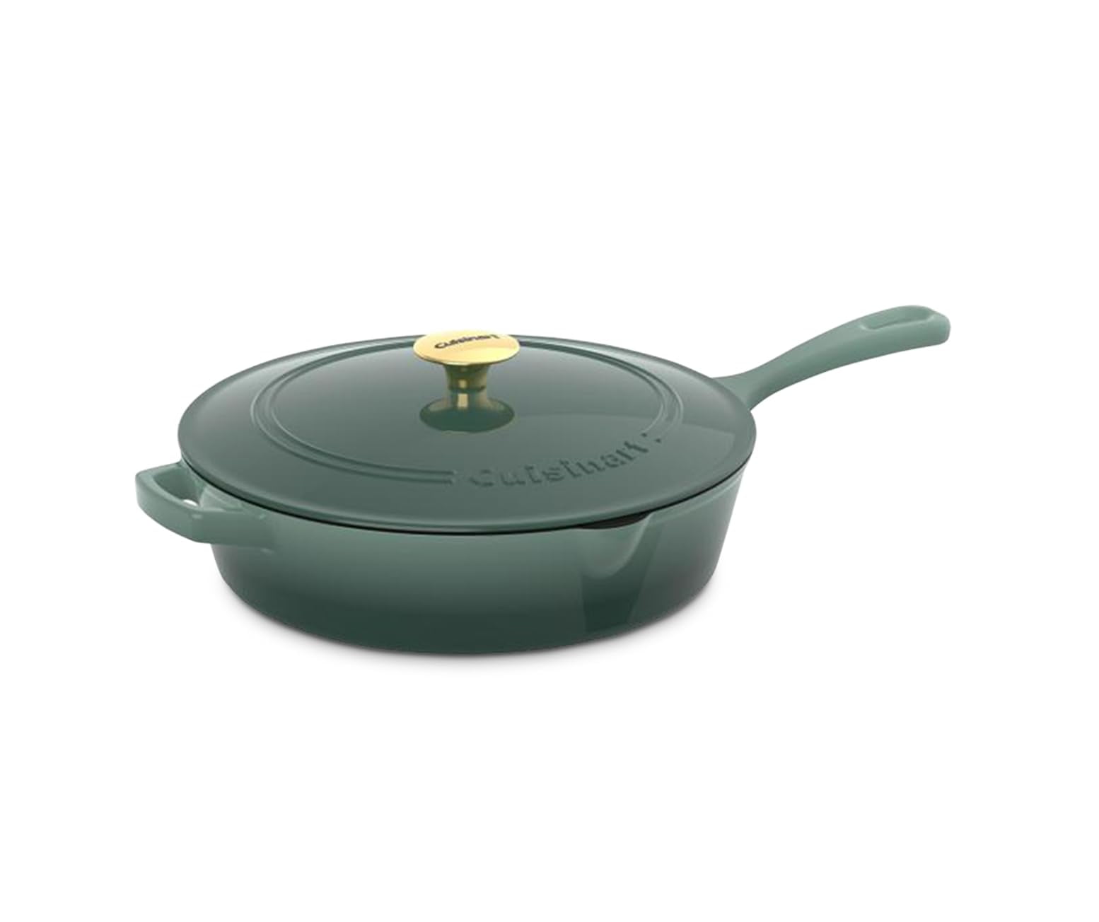 Cuisinart CI45-30SGM Chef's Classic Enameled Cast Iron 12-Inch Chicken ...