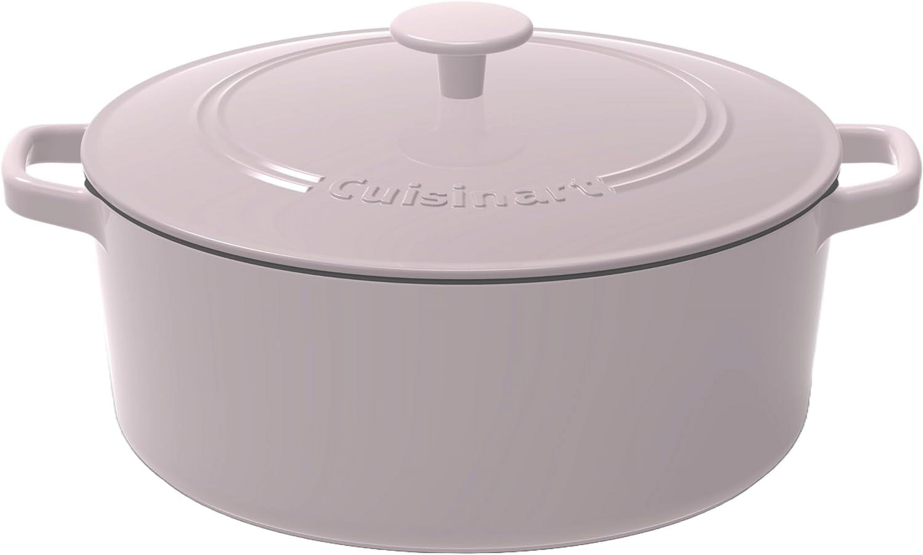 Cuisinart Chef's Classic Enameled Cast Iron 7-Quart Round Covered ...