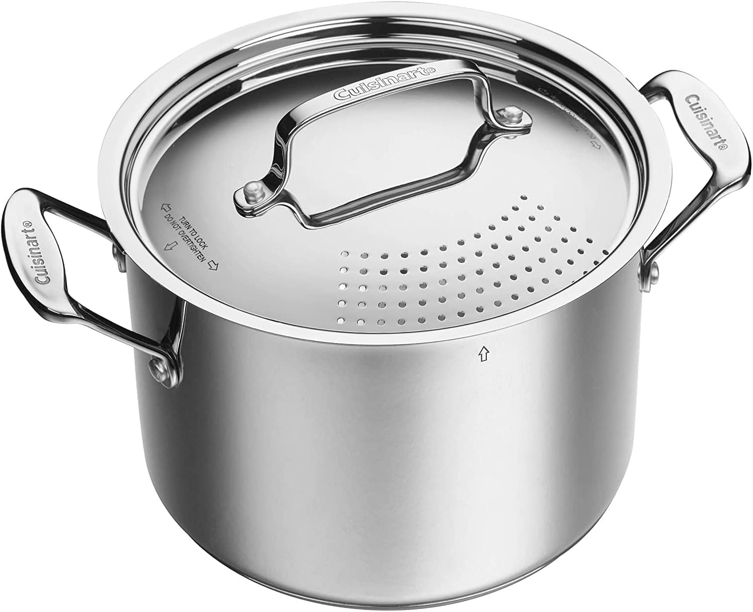 Cuisinart, Pasta Pot, 6 Qt Stainless Steel with Straining Cover ...