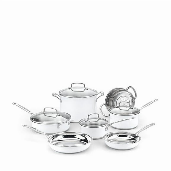 Cuisinart Chef's Classic 11-Piece Induction-Ready Stainless Steel Pot ...