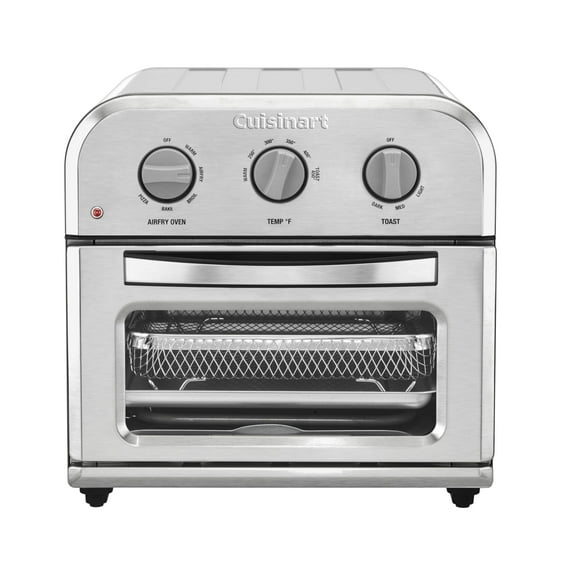 Cuisinart Compact Air Fryer Toaster Oven, Stainless Steel Fryer with 6 ...