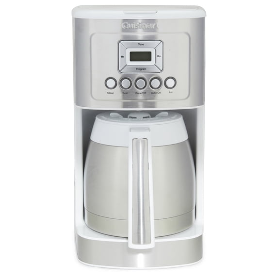 Cuisinart DCC White 12-Cup Drip Coffee Maker with Programmable Timer ...