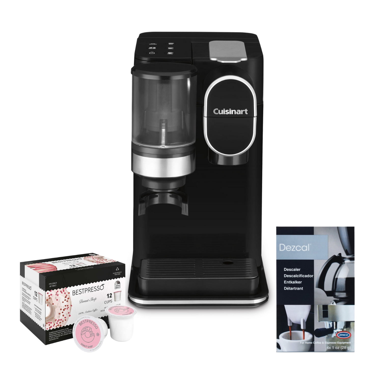 Cuisinart DGB-2 Single-Serve Coffeemaker, Grind and Brew with K-Cup Pods Bundle - Walmart.com