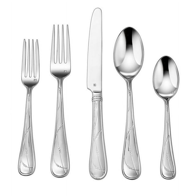 Cuisinart Elite™ Evires 20-Piece Stainless Steel Flatware Set - Walmart.com