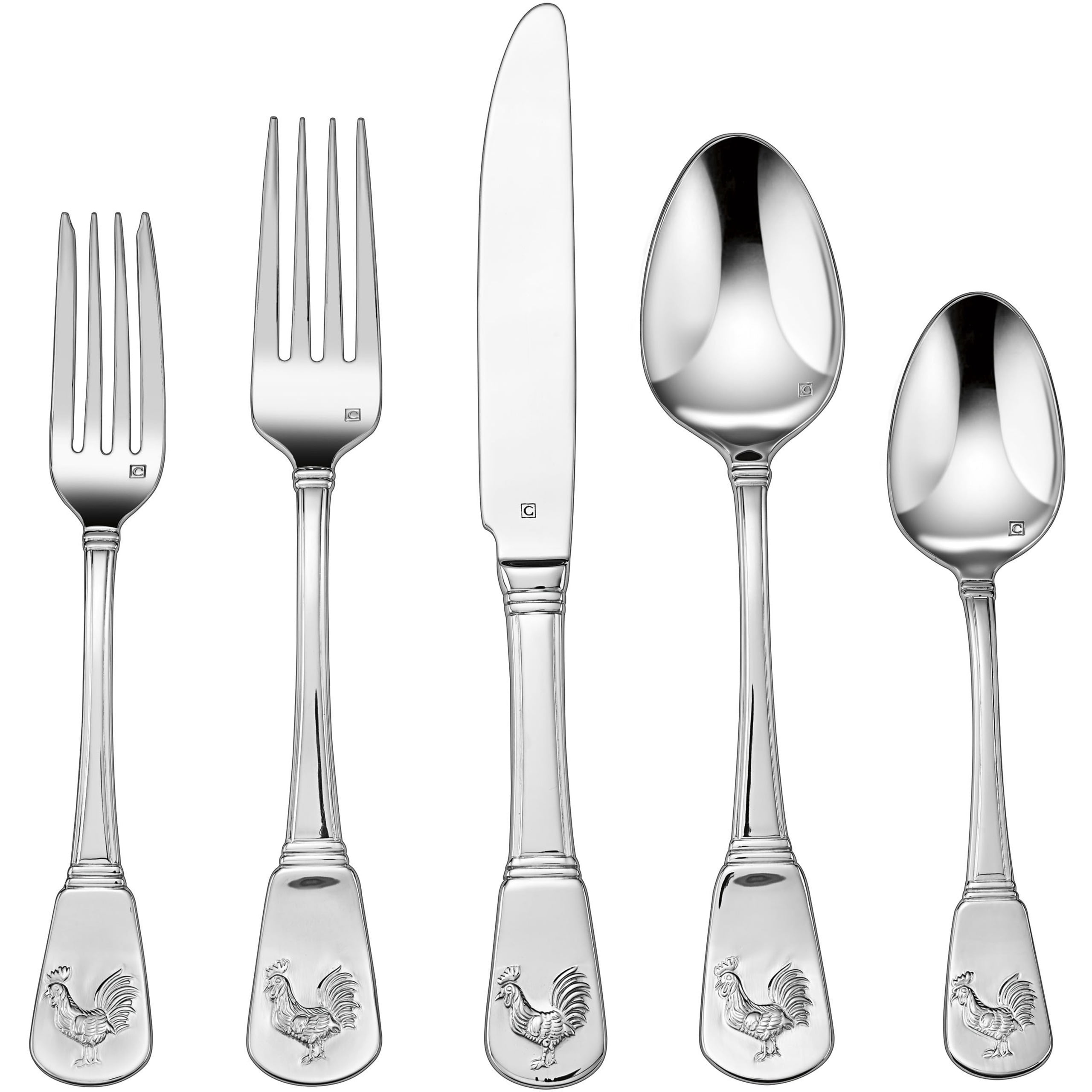 Cuisinart Elite French Rooster 20-Piece Flatware Set - Walmart.com