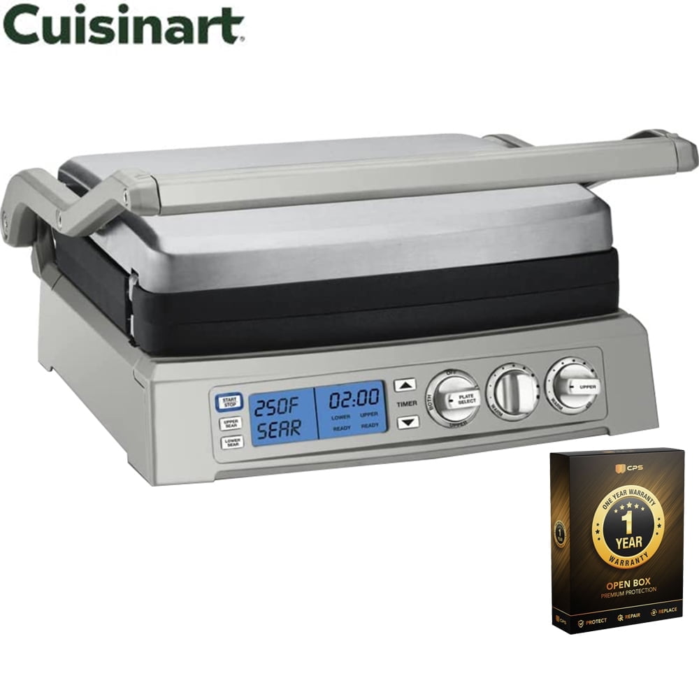 Restored Cuisinart GR-300WSP1 Elite Griddler/Grill Stainless Steel with ...