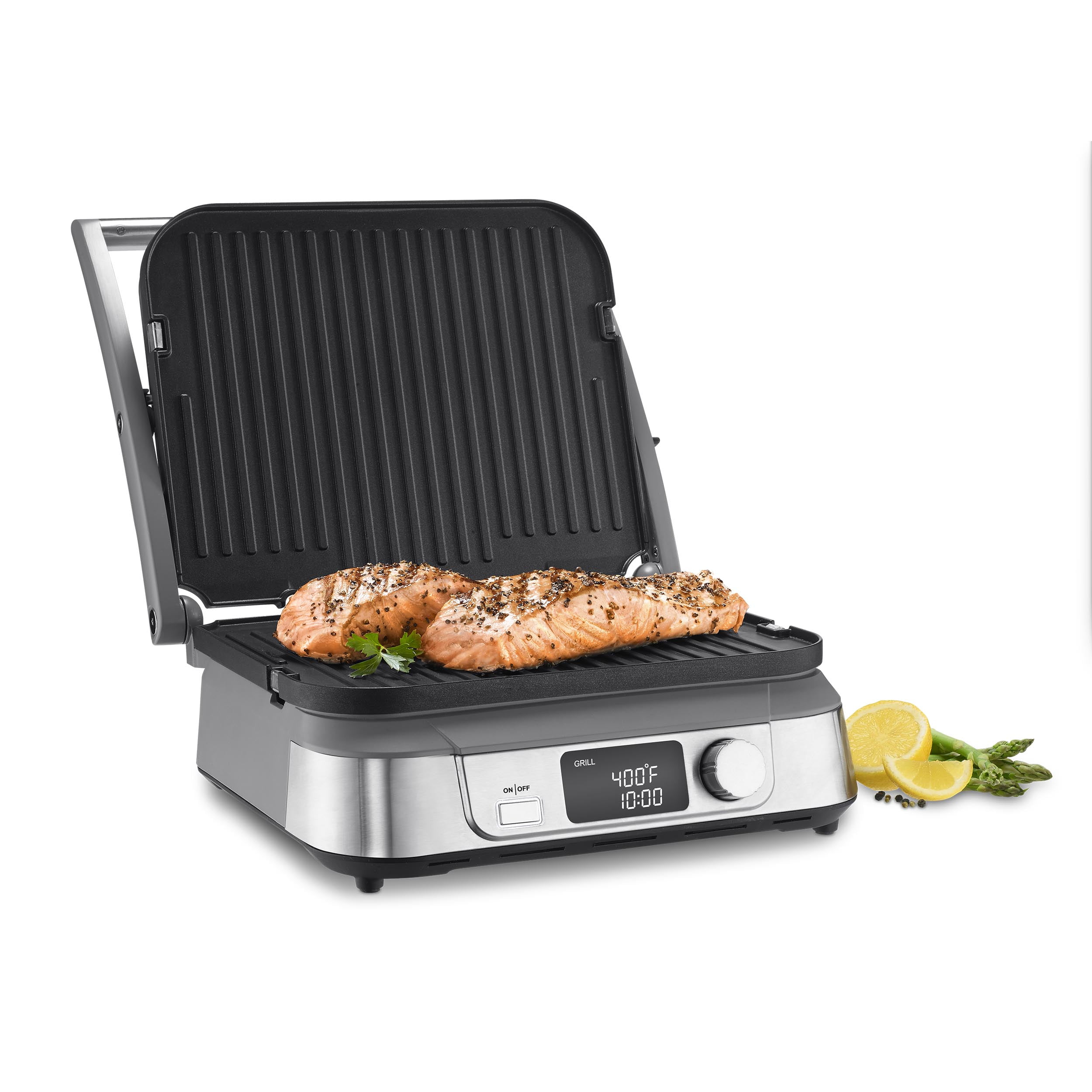 Cuisinart GR-5BP1 Griddler Five - Panini Grill with Electric Griddle ...