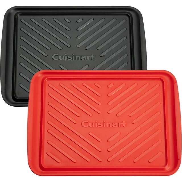 Cuisinart Large Grilling Prep and Serve Trays, 2-Piece Melamine Set ...
