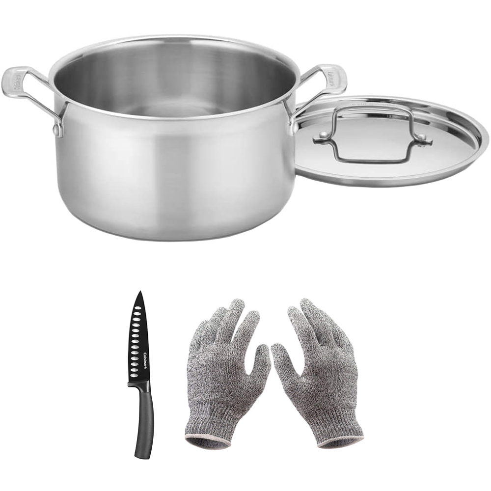 Cuisinart MCP44-24N MultiClad Pro Triple Ply Stainless Cookware 6 Quart ...