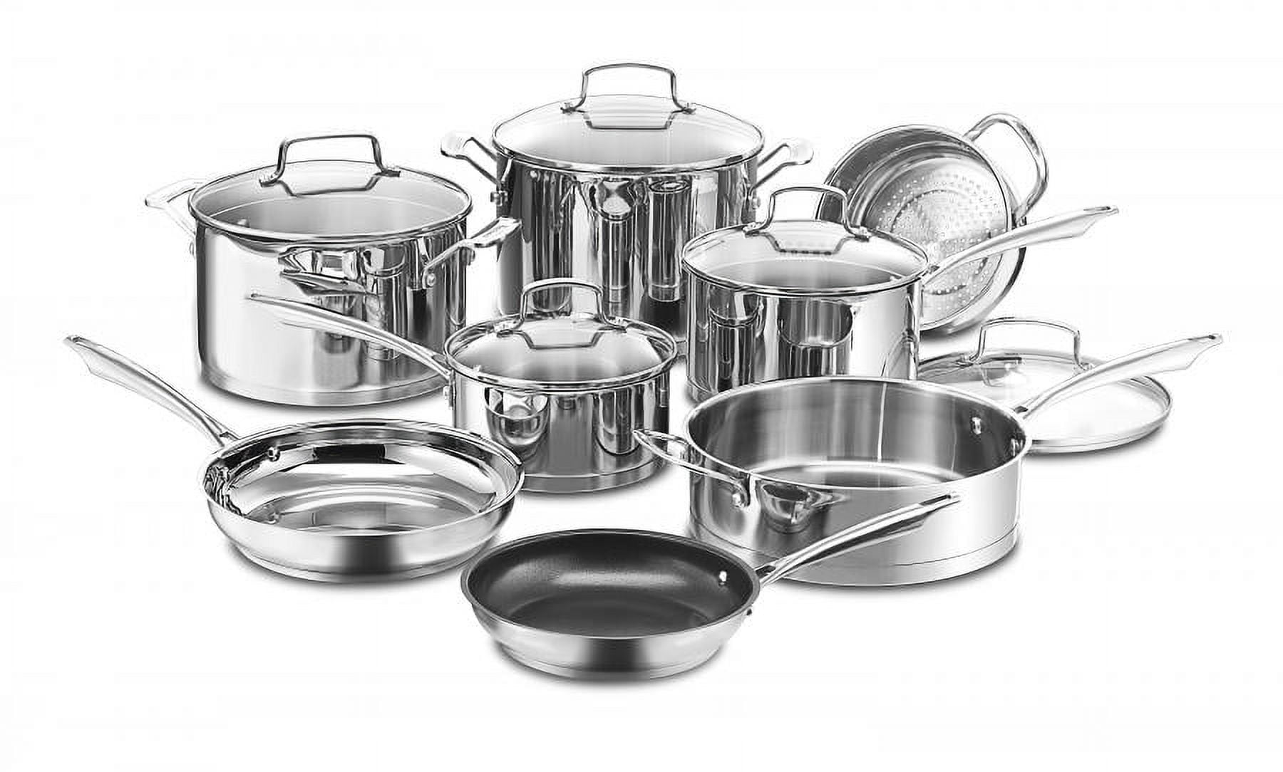 Cuisinart Professional Series 13 Piece Stainless Steel Cooking Set for ...