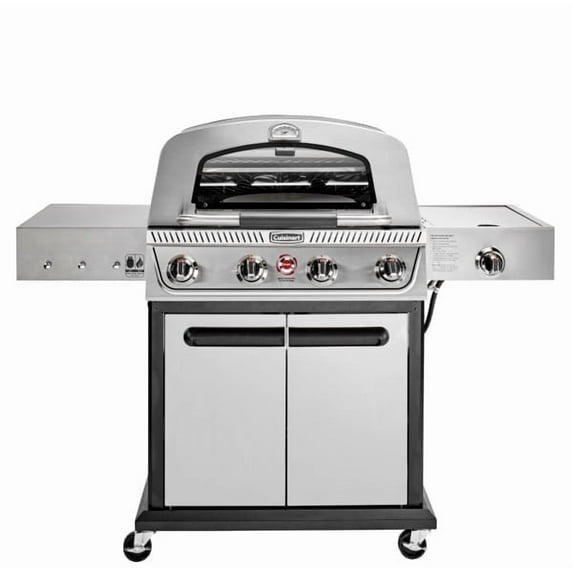 Cuisinart Propel+ 4-Burner 3-in-1 Gas Grill, Stainless Steel Versatile ...