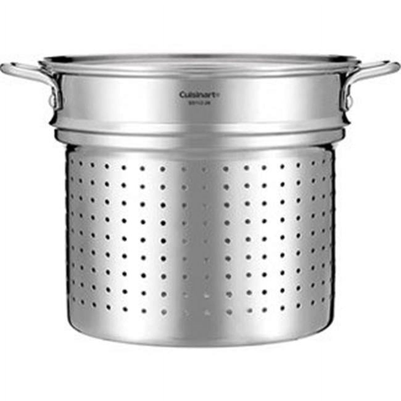 12 Qt. Stainless Steamer Insert with Self, Draining Clip - Walmart.com