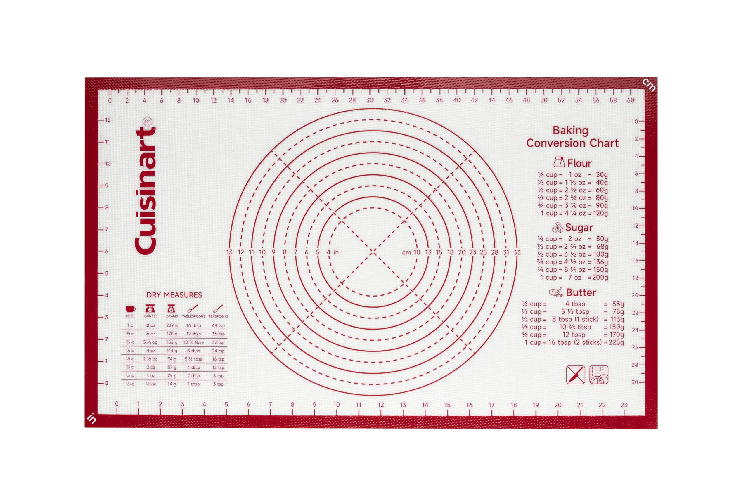 Cuisinart Silicone Dough and Pastry Prep Mat - Walmart.com