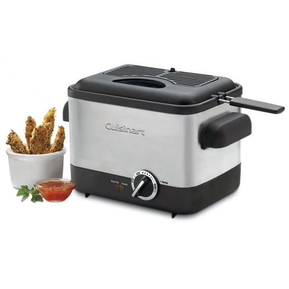 Cuisinart Compact Deep Fryer, 1.1L Oil Capacity, Countertop, Top ...