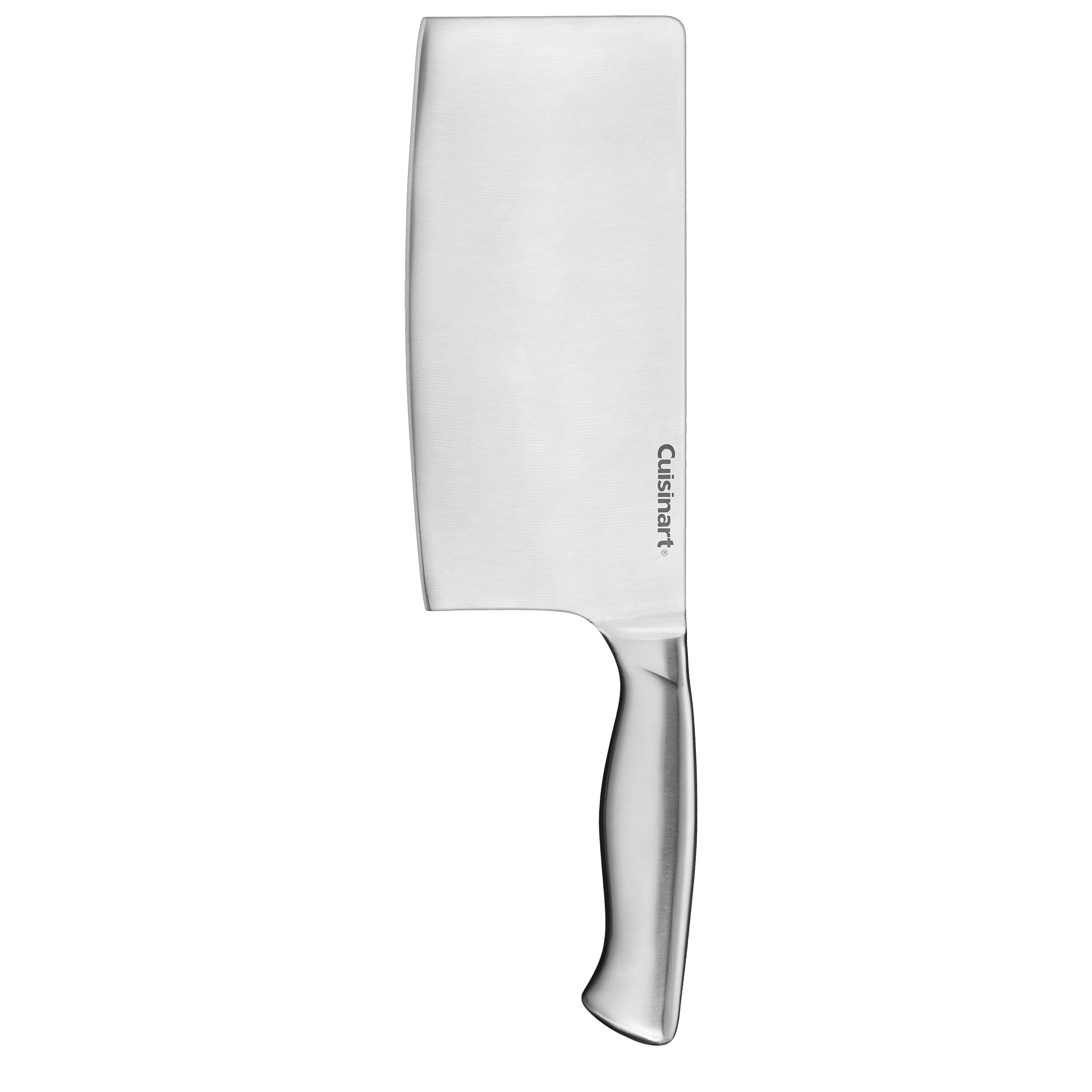 Cuisinart Stainless Steel 7" Cutlery Cleaver Knife with Blade Guard ...