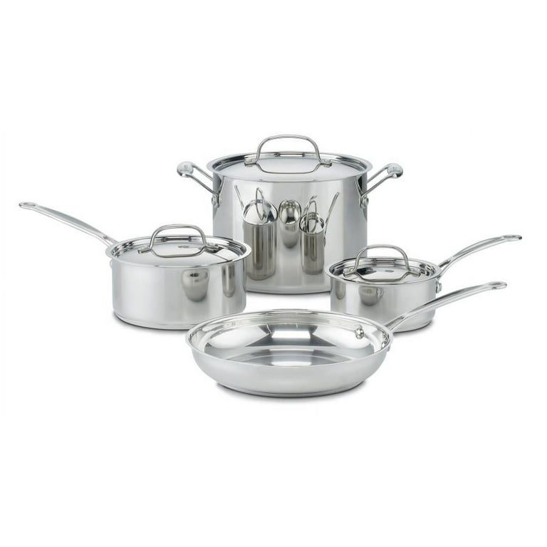 7-Piece MultiClad Pro Tri-Ply Stainless Cookware Cuisinart, 47% OFF 7-Piece MultiClad Pro Tri-Ply Stainless Cookware Cuisinart, 47% OFF