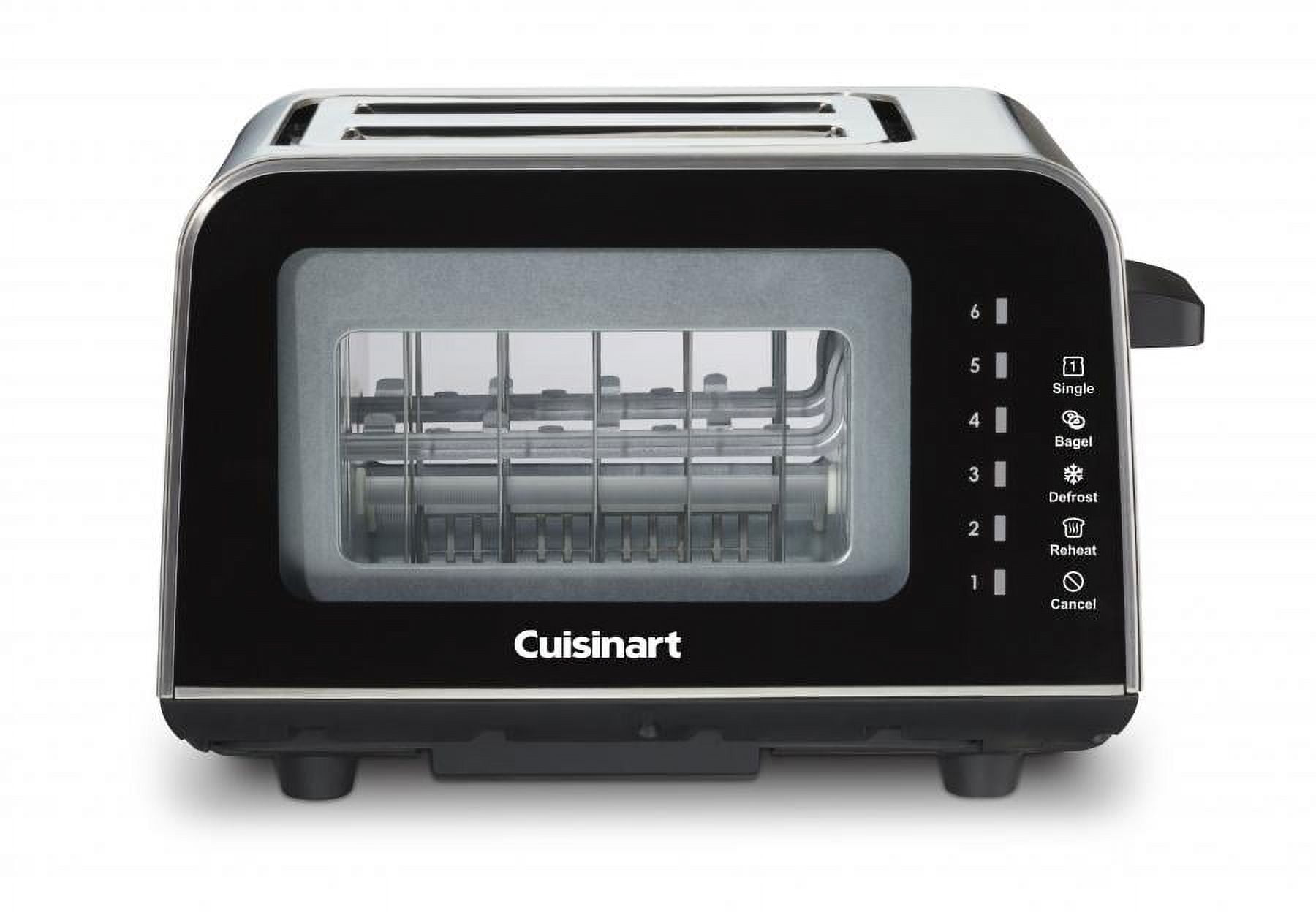 Cuisinart ViewPro Glass 2-Slice Toaster, Black - Walmart.com
