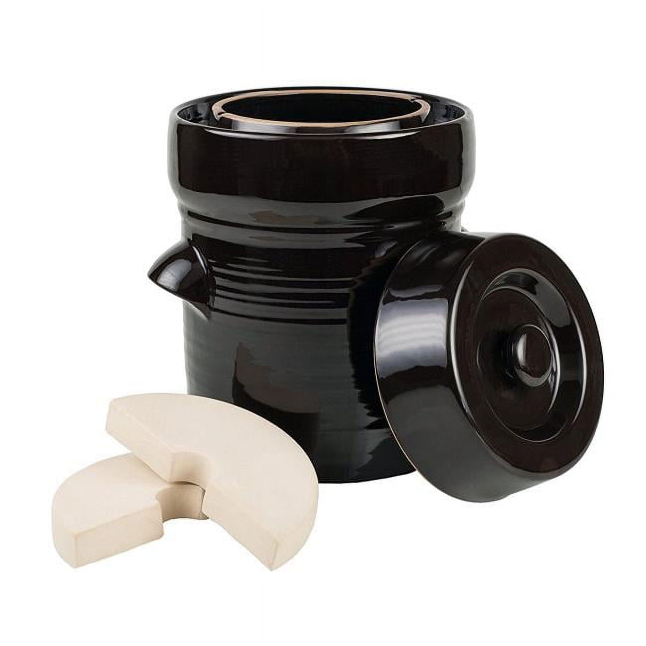 Cuisine A440105 5 Ltr Ceramic Fermentation Pot - Walmart.com