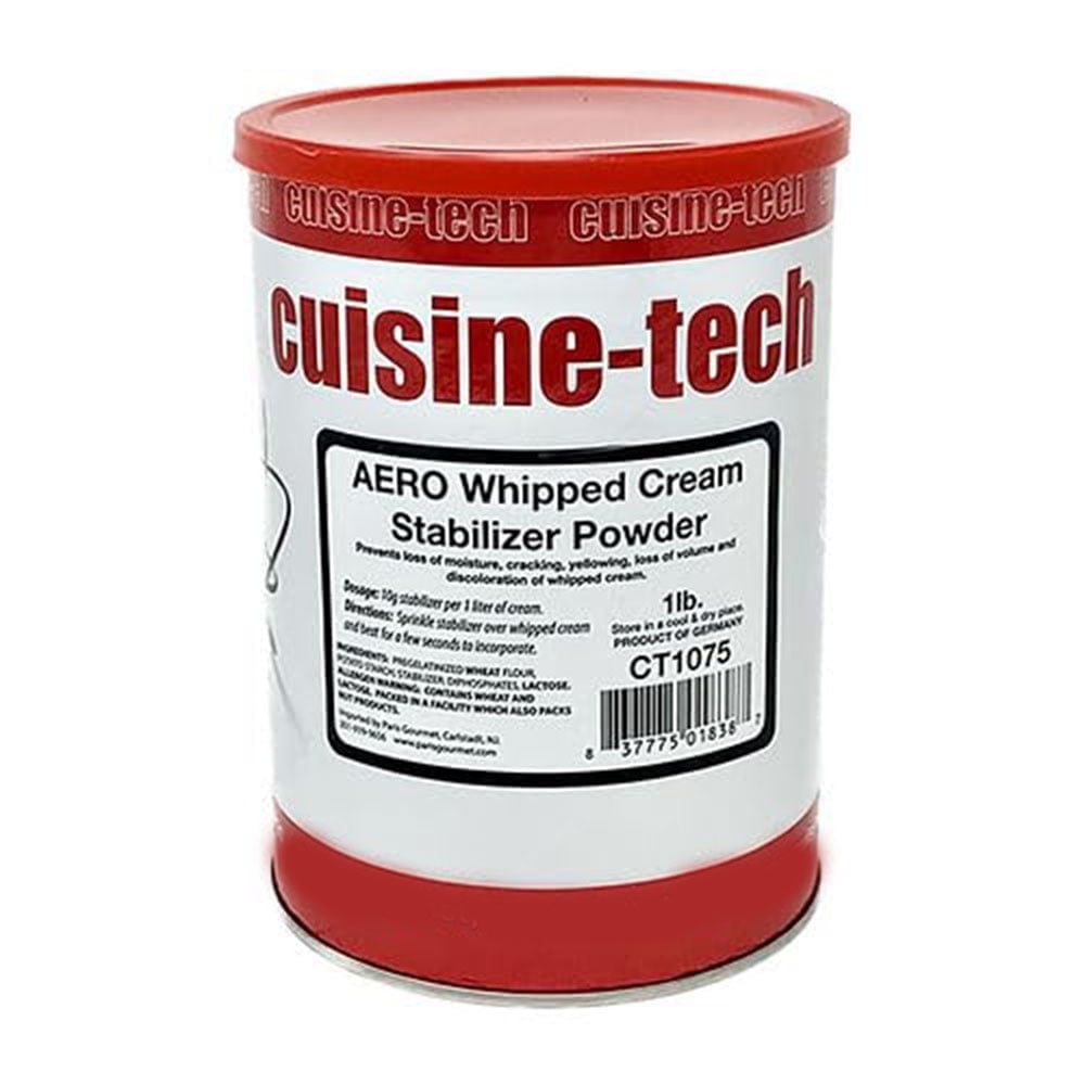 Aero Cuisine Tech Whipped Cream Stabilizer Powder 1 lb with Spoon ...