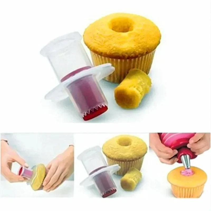 Cuisinish Cupcake Filler - Purple Pastry Plunger Cutter for Cake and ...