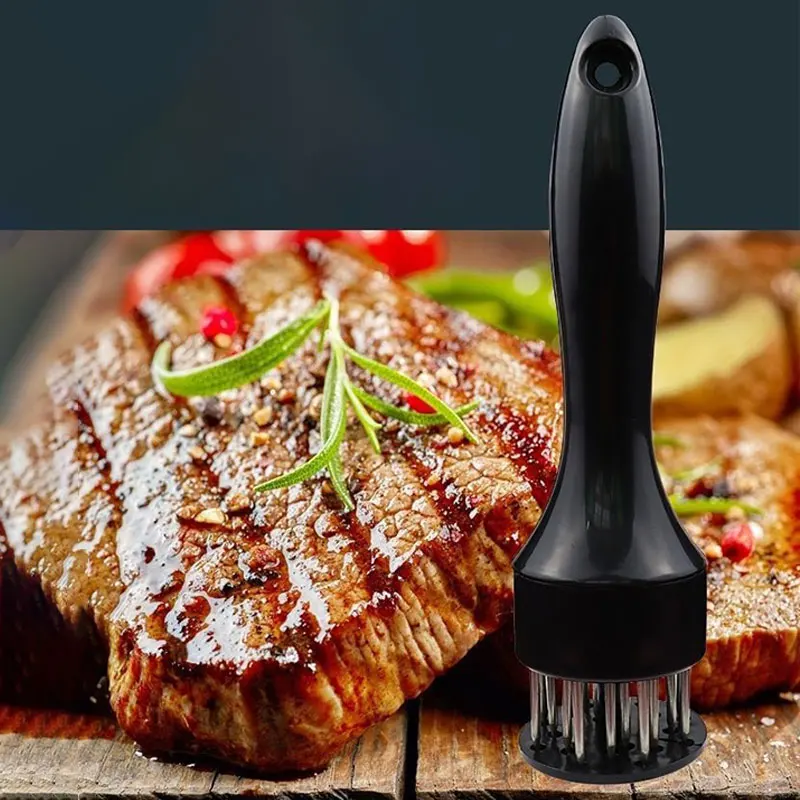 Cuisinish Meat Tenderizing Hammer - Stainless Steel Loose Meat Needle ...
