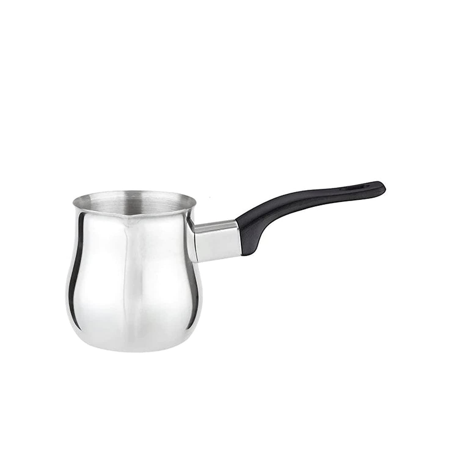 Cuisinox Stainless Steel Cezve Turkish Coffee Pot with Black Handle, 13 ...