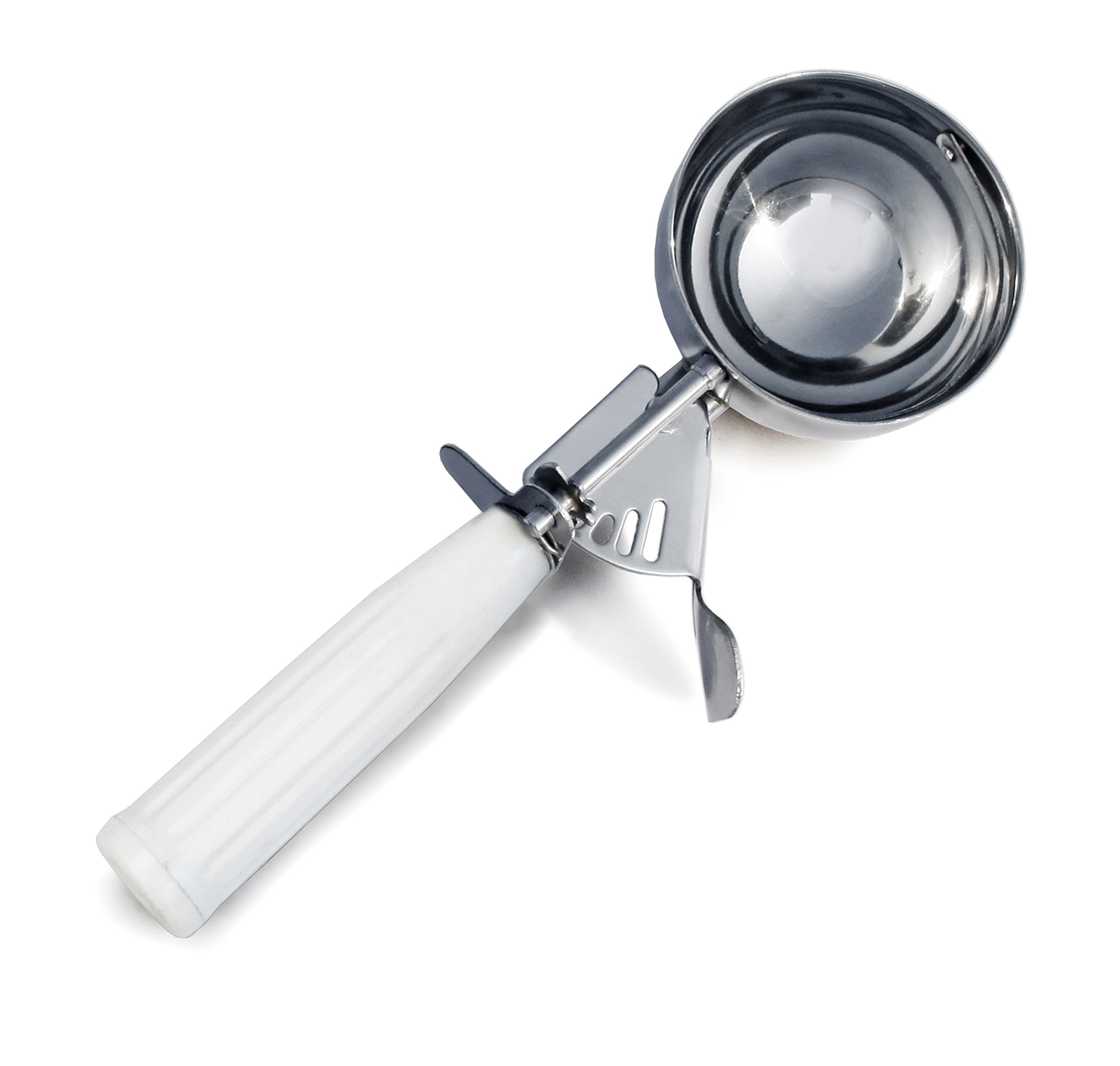 Cuisinox Spring Action Disher Scoop, Size #6,White - Walmart.com