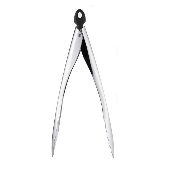 Cuisipro 9.5 Inch Stainless Steel Locking Tempo Tongs - Walmart.com