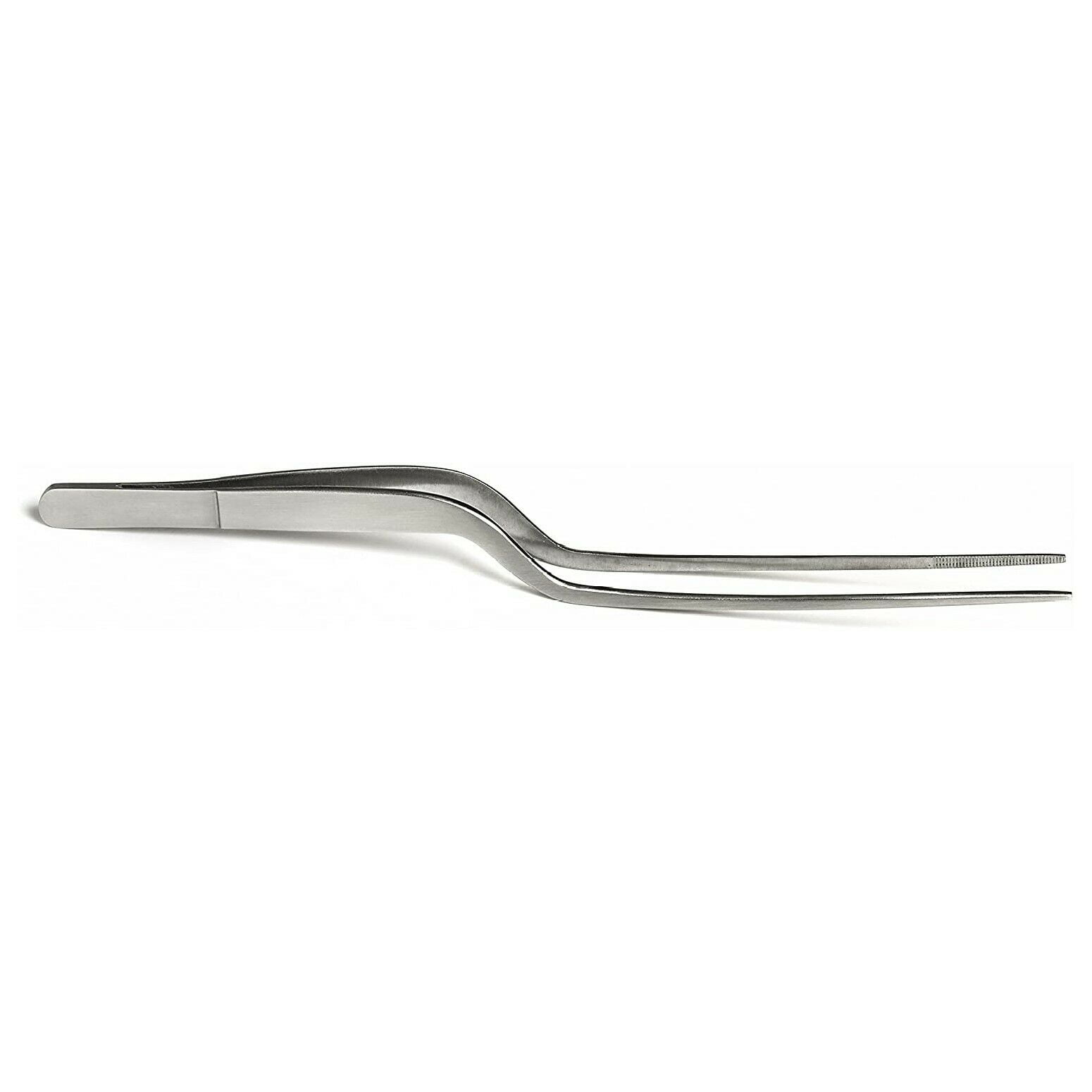 Cuisipro Professional 8" Offset Stainless Steel Plating Tongs - Walmart.com