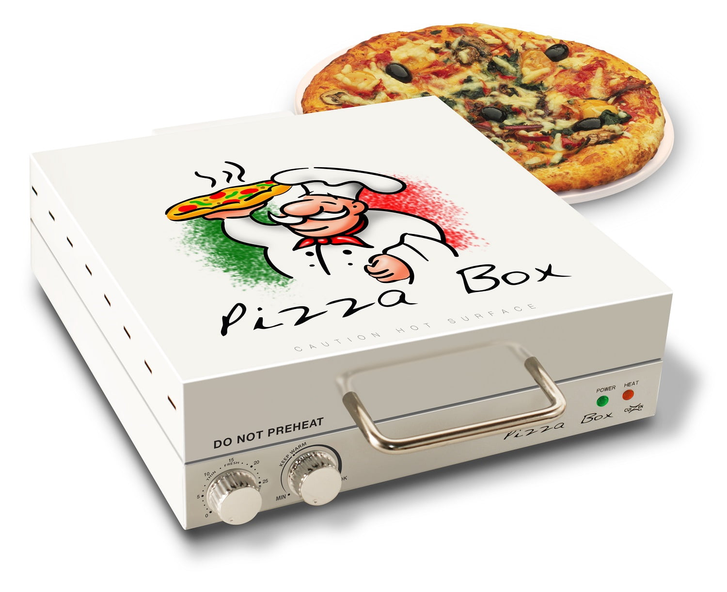 CUIZEN PIZ4012 PIZZA BOX OVEN GIVES YOU PROFESSIONAL RESULTS - Walmart.com