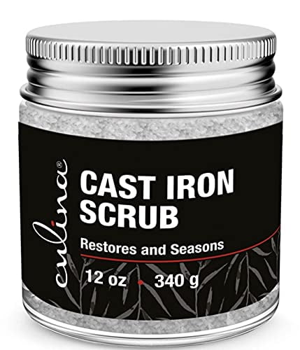 Culina Cast Iron Cleaning & Restoring Scrub | Removes Rust Without ...