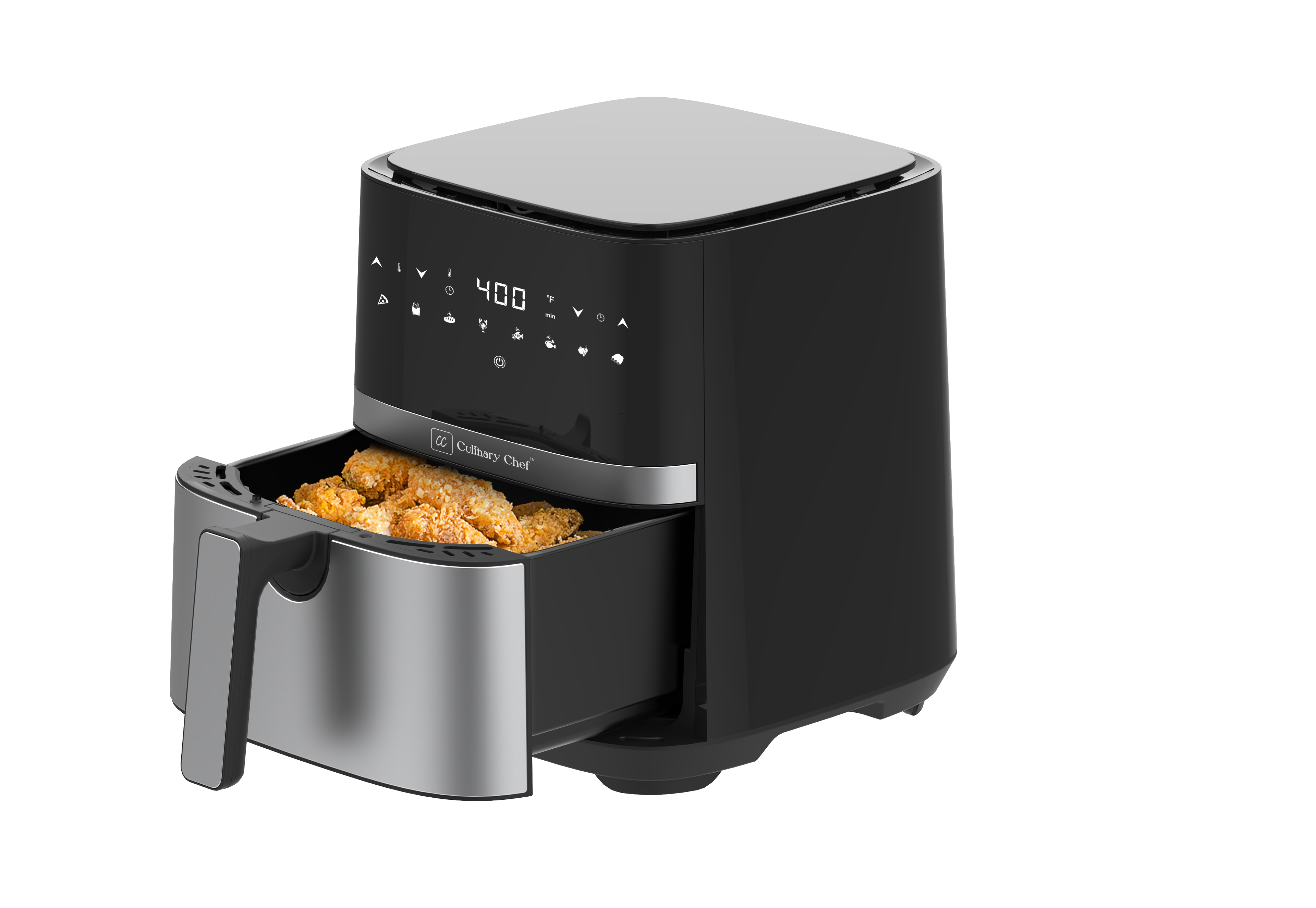 Culinary Chef 8.45-Quart Electric Air Fryer, Adjustable Temperature ...