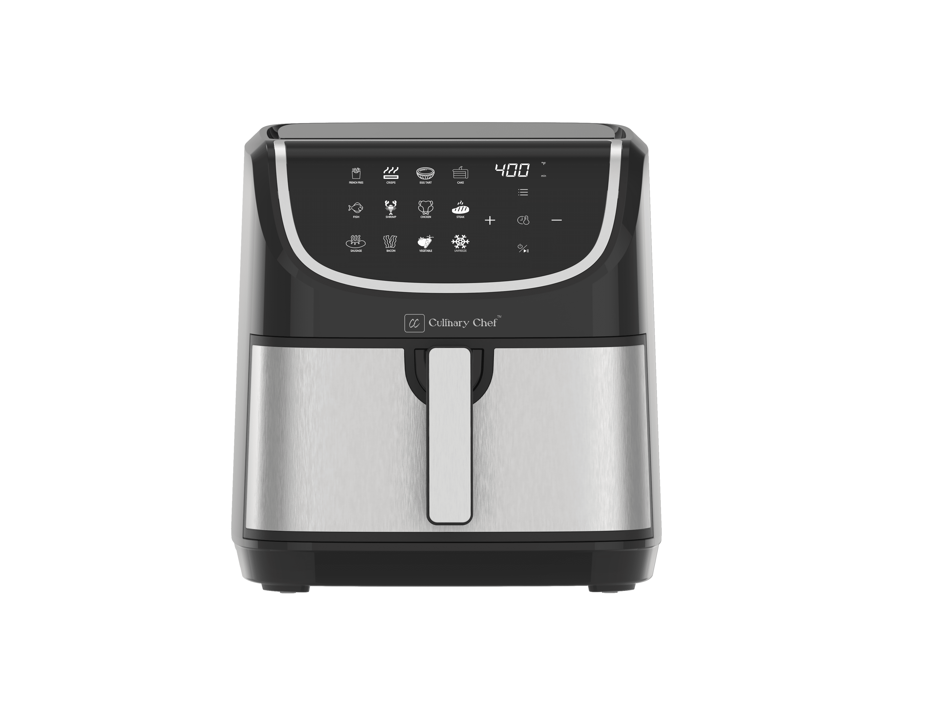 Culinary Chef 8.45-Quart Electric Air Fryer, Adjustable Temperature ...
