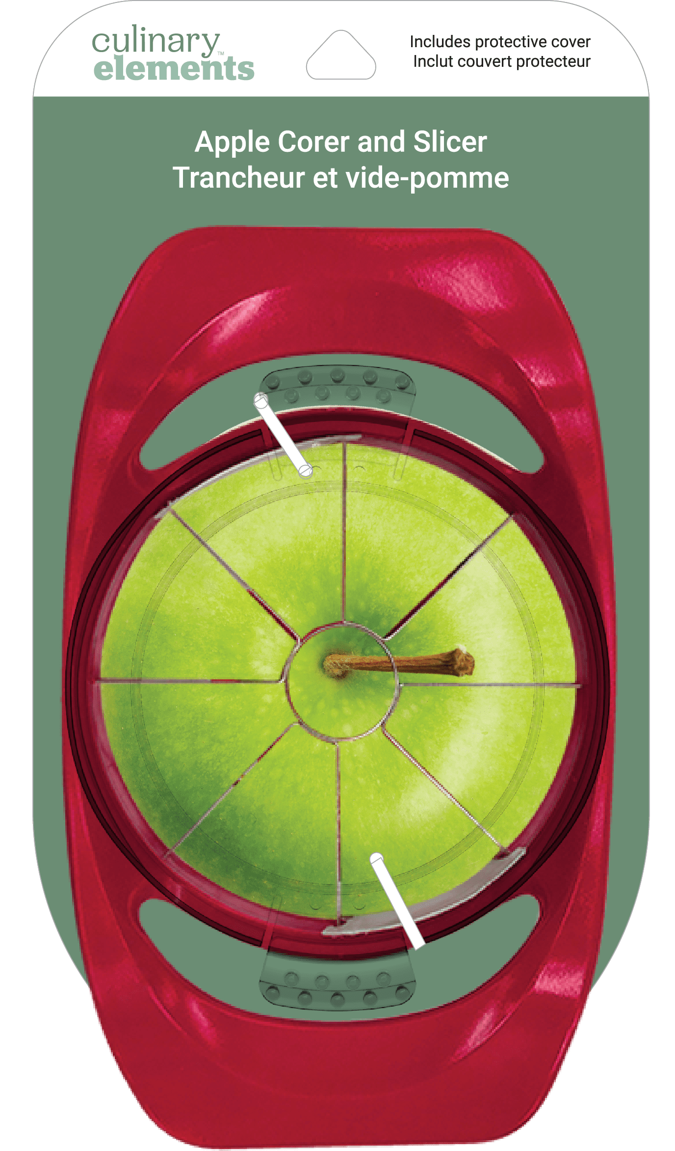 Culinary Elements Apple Corer, Slicer, Stainless Steel Blade, Precision ...