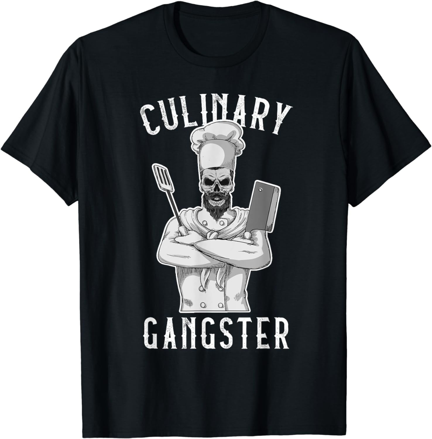Culinary Gangster Cooking Kitchen Cook Chef Restaurant Grill T-Shirt ...