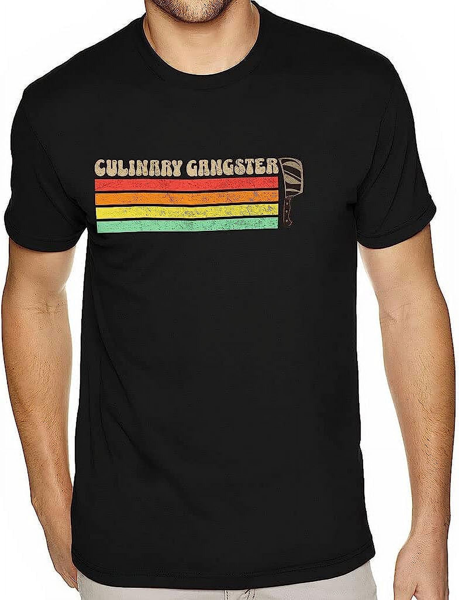Culinary Gangster Sueded T-Shirt - Retro Design T-Shirt - Graphic ...