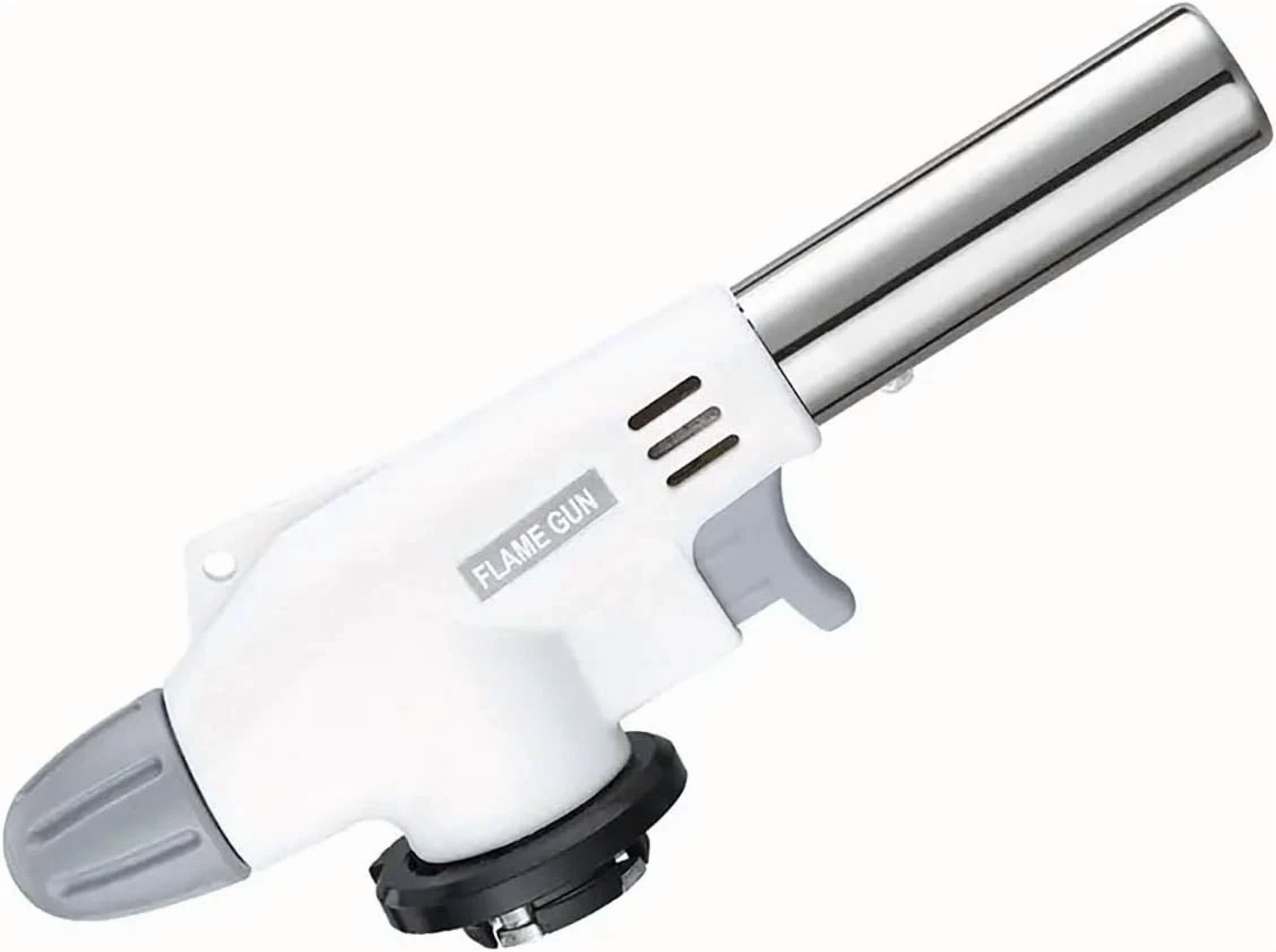 Culinary Kitchen Brass Butane Torch,Adjustable Flame With Reverse Use ...