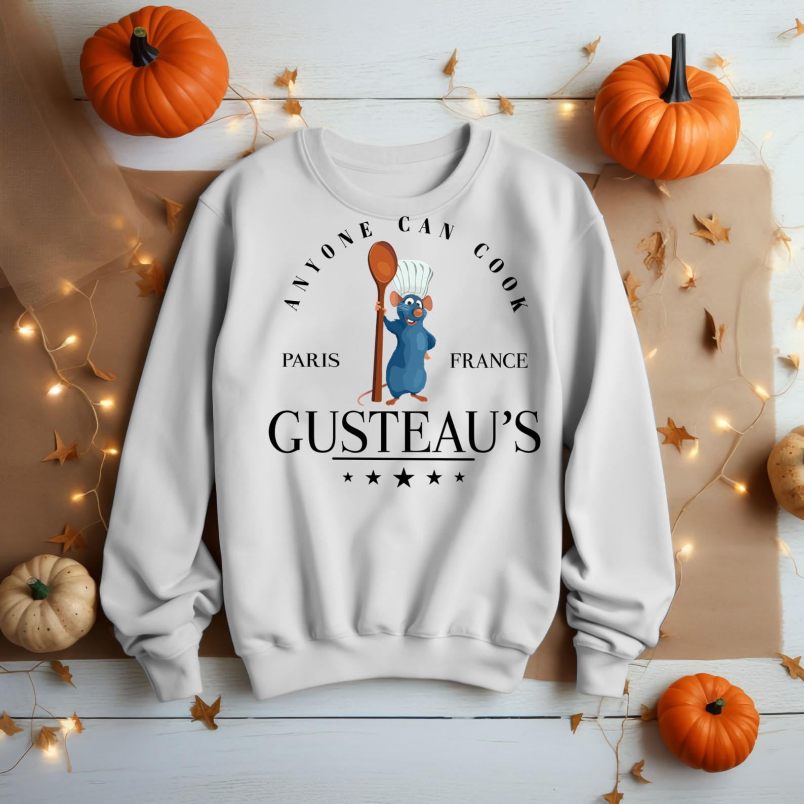 Culinary Themed Shirt, Anyone Can Cook Shirt, Chef Mouse Tee, Whimsical ...