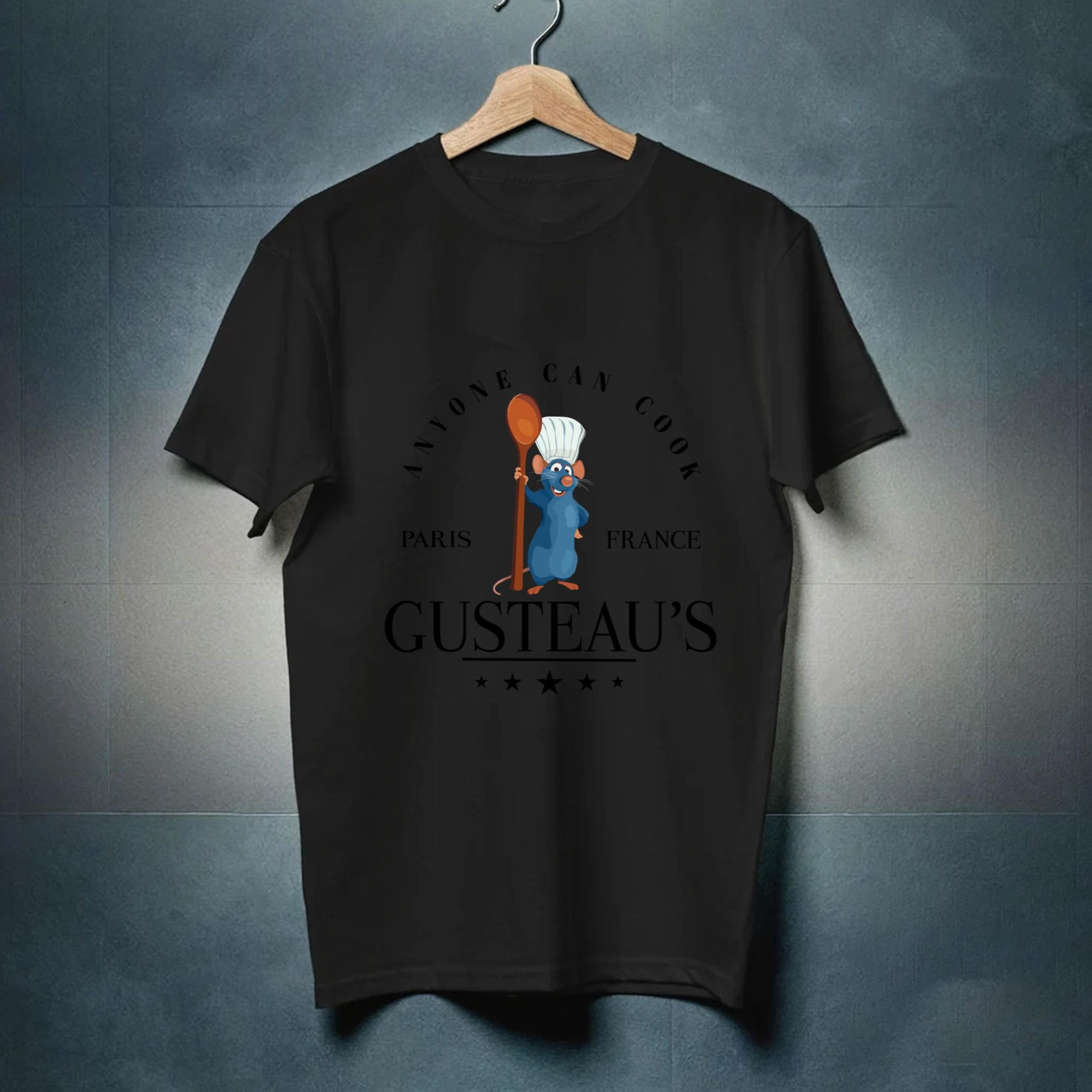 Culinary Themed Shirt, Anyone Can Cook Shirt, Chef Mouse Tee, Whimsical ...